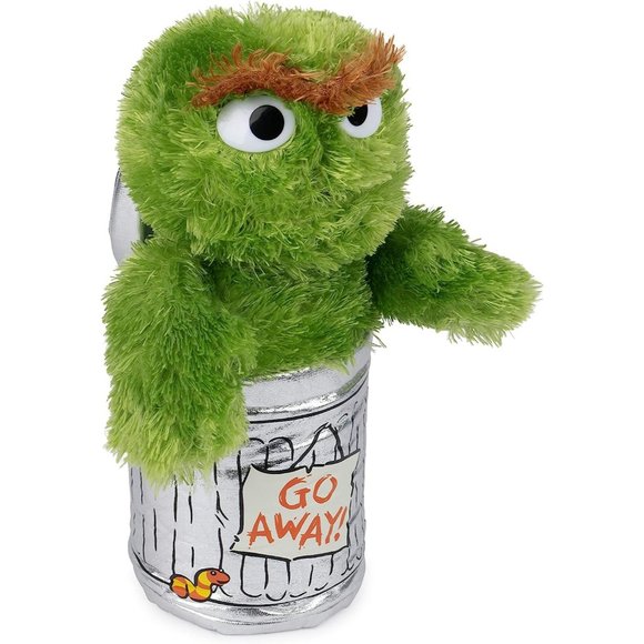 Toys | 1 Inch Greensilver Street Official Oscar The Grouch Muppet Plush ...